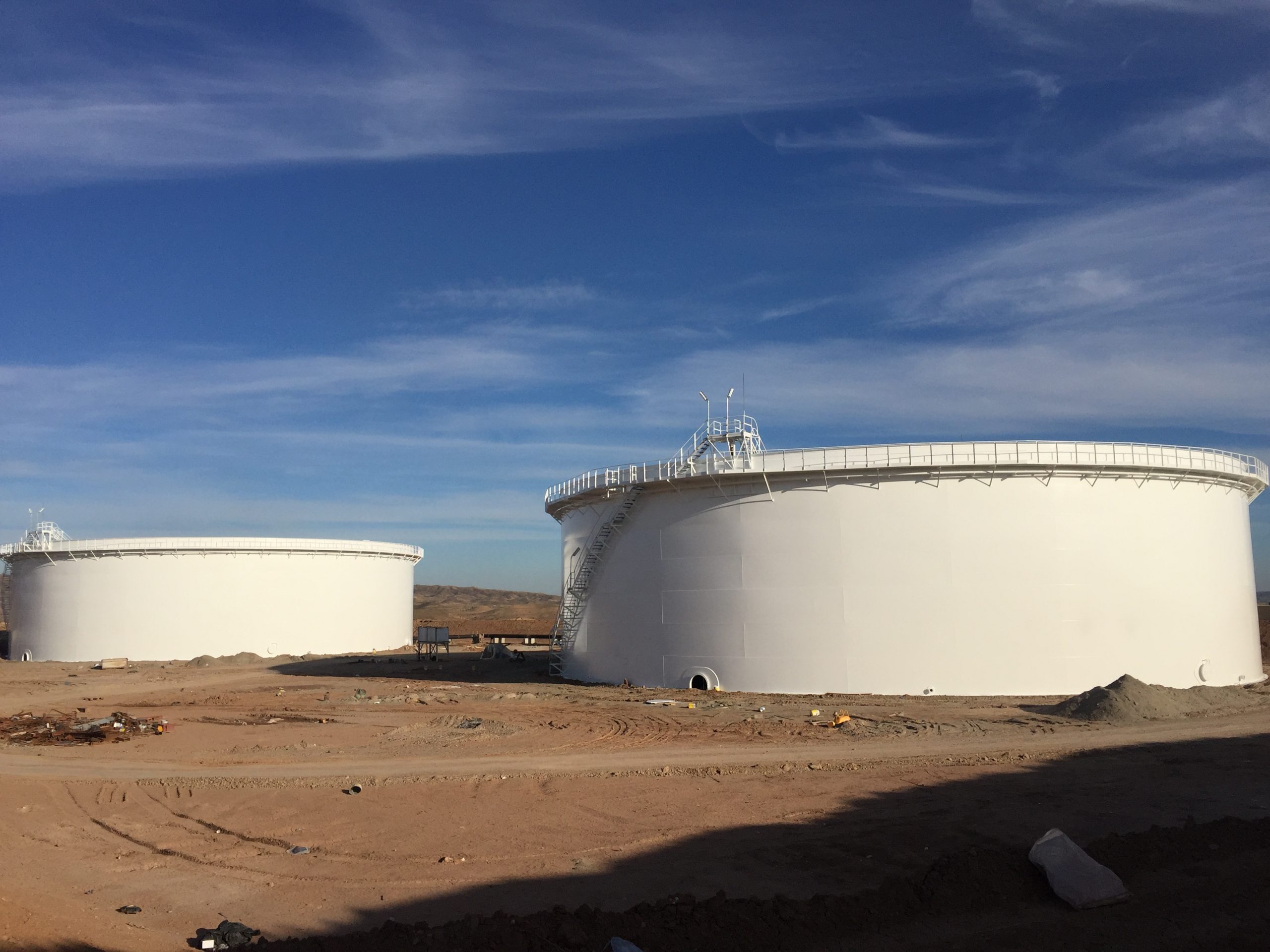 KAR GRUP BAY HASSAN REFINERY CRUDE OIL TANKS ERBİL-IRAK 2015 | Silver ...