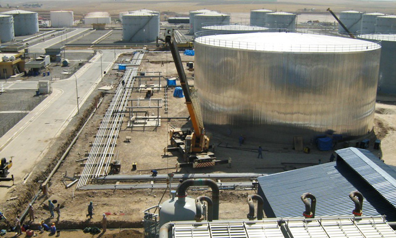 KAR GRUP ERBİL REFINERY 17 PIECES TANKS CONSTRUCTION ERBİL-IRAQ 2010 ...
